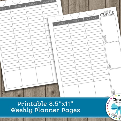 Goal List Printable Bundle Digital Goal Lists Goal Setting | Etsy