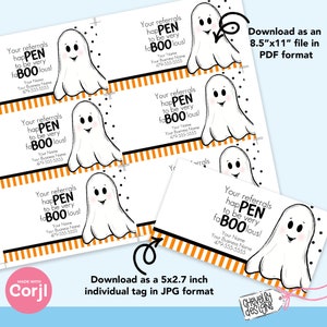 EDITABLE - Your Referrals Are Fa-boo-lous - Halloween Referral ...