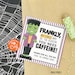 Editable - Funny Halloween Teacher Gift Tag - Frankenstein - Printable ...