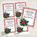Printable Christmas Gift Tags We Make a Great Team instant Digital ...