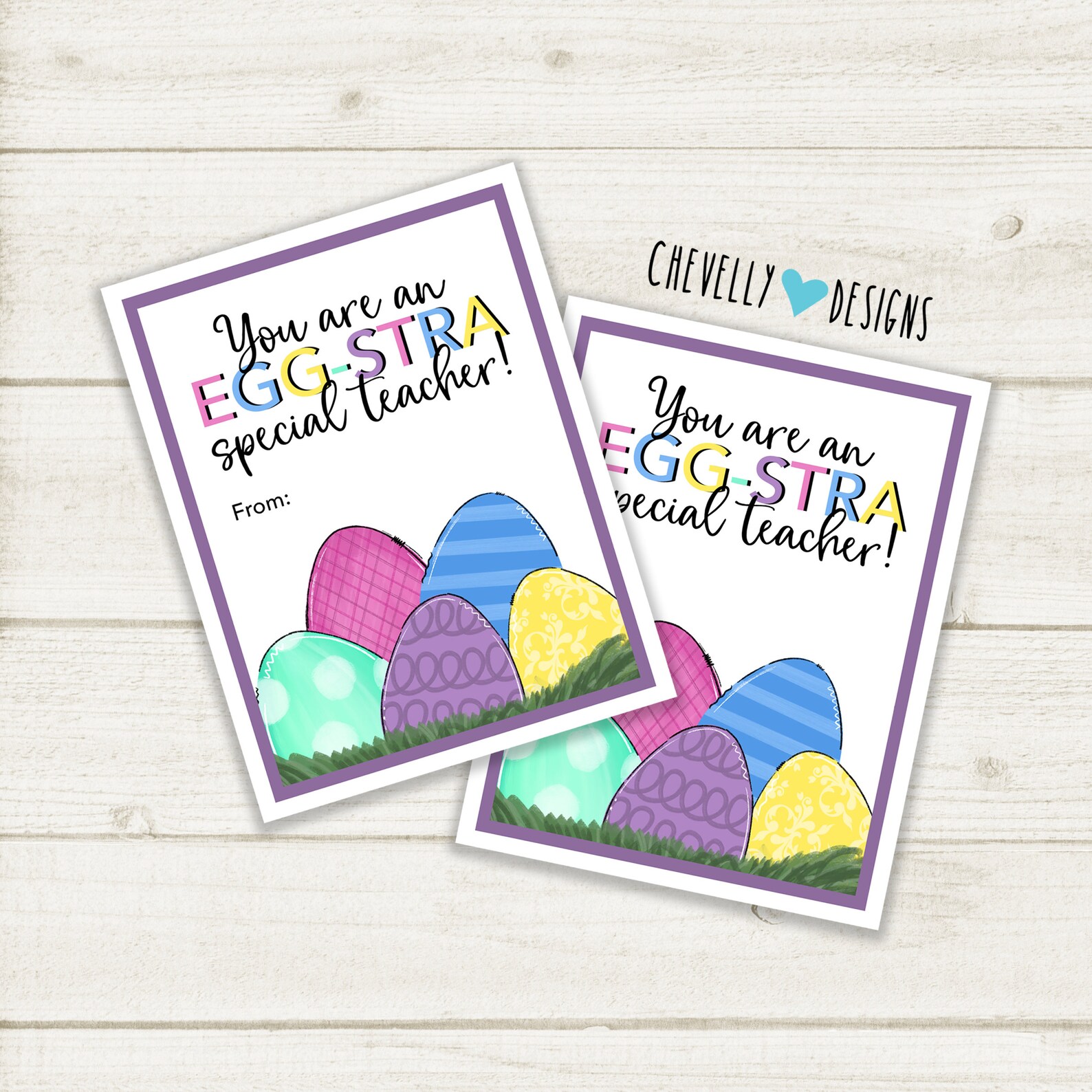 Eggstra Special Teacher Easter Gift Tags Printable - Etsy