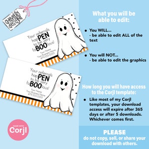 EDITABLE - Your Referrals Are Fa-boo-lous - Halloween Referral ...
