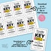 Editable Key Role in Education End of School Teacher Appreciation Gift ...