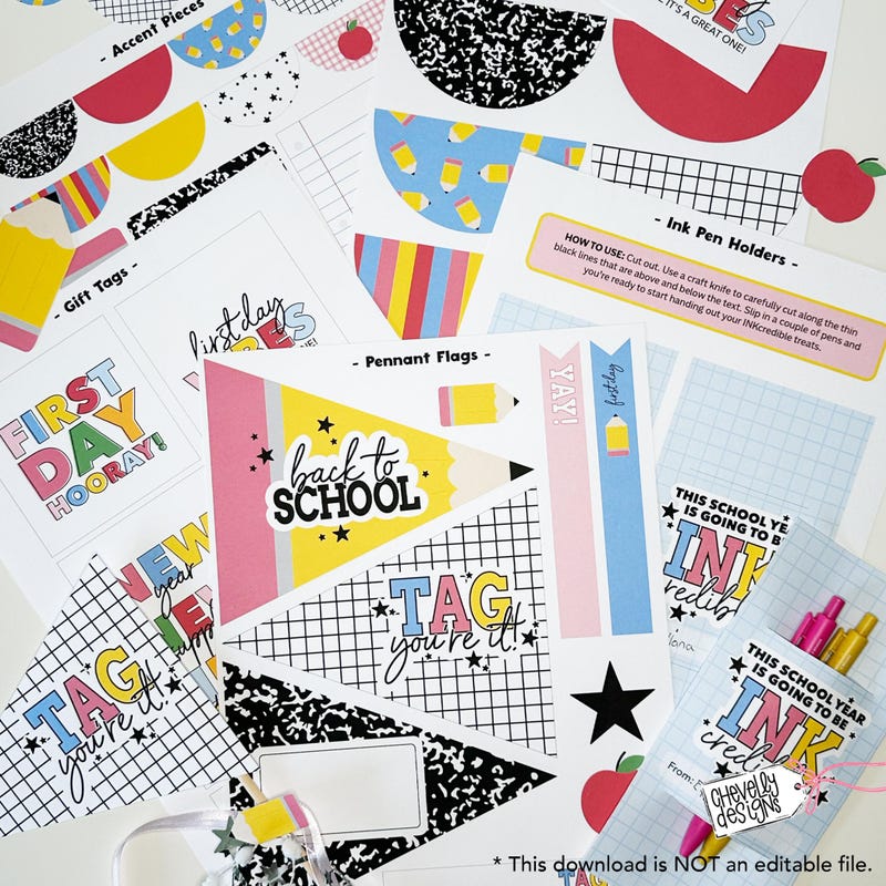 Pennant Flag on Pen - Etsy