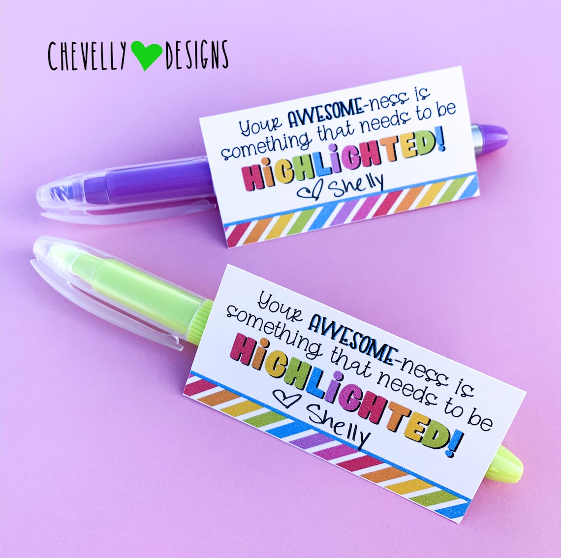 Printable Gift Tags to HIGHLIGHT How Awesome Someone is - Etsy