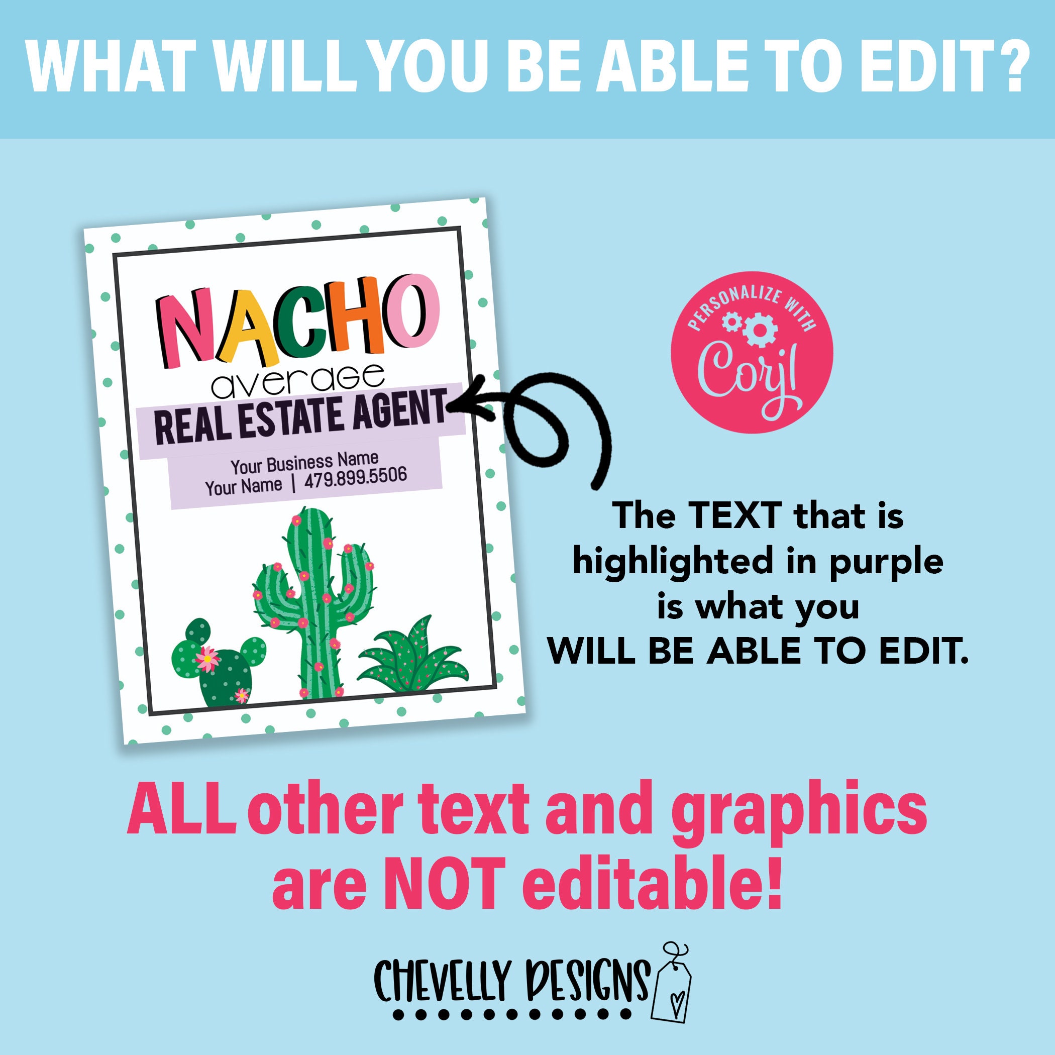 Editable Nacho Average Company Referral Marketing Gift - Etsy