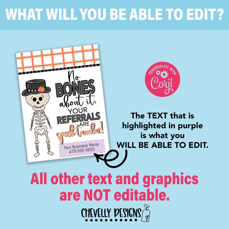 Editable - No Bones About It, Your Referrals Are Spook-tacular ...