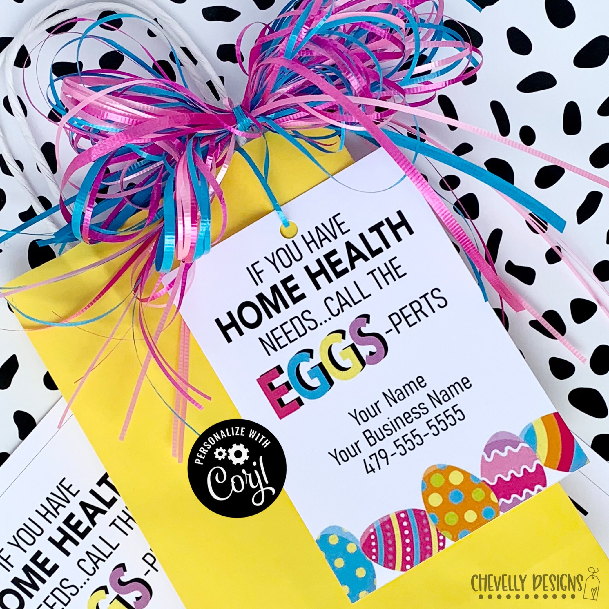Editable Home Health Experts Eggsperts Easter Referral - Etsy
