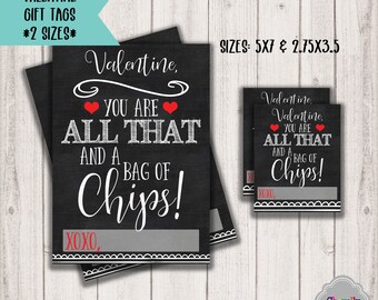 All That and a Bag of Chips Appreciation Gift Tag Nurse | Etsy