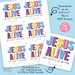 Editable - Jesus is Alive - Happy Easter Gift Tags - Printable Digital ...