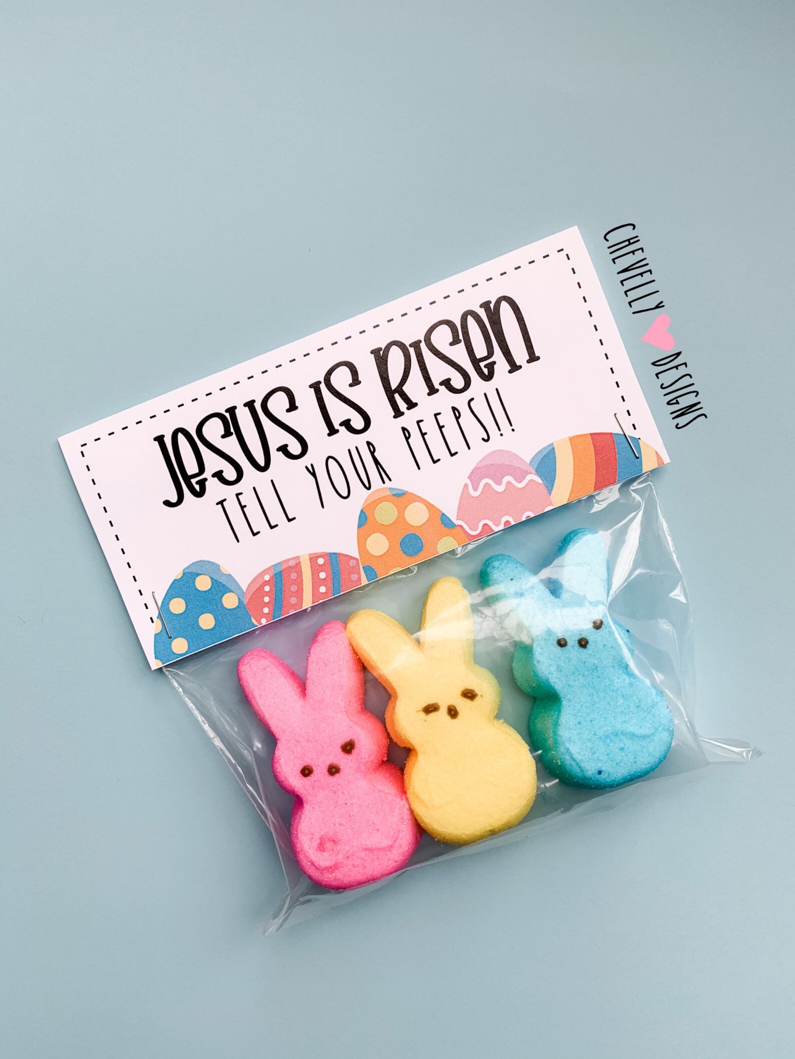 Jesus is Risen...tell Your Peeps Easter Treat Bag Toppers - Etsy