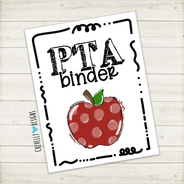 Pta Binder - Etsy