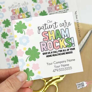 Editable Printable Referral Marketing Gift Tags, Our Patient Care ...