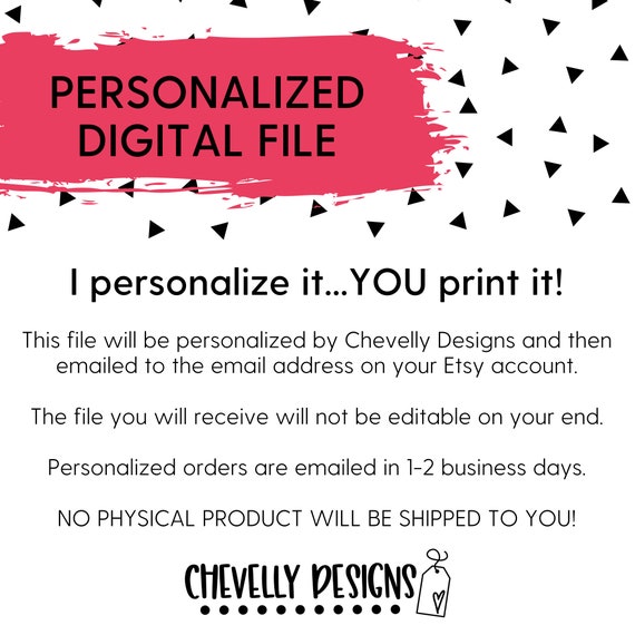 Made to Order DIGITAL FILE Custom Business Designs Design & Templates ...