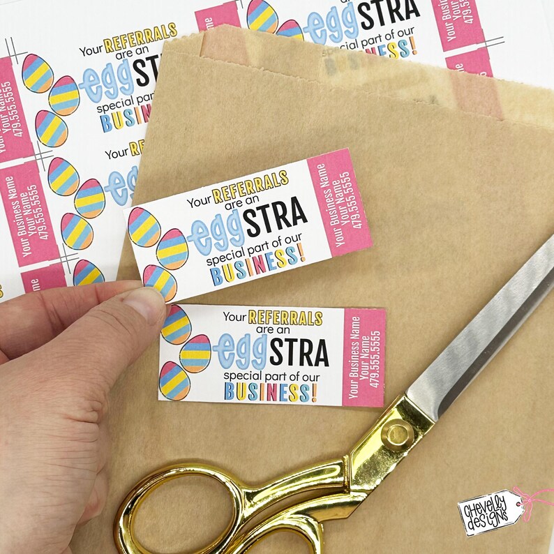 Editable - Your Referrals Are Egg-stra Special to Our Business - Easter ...