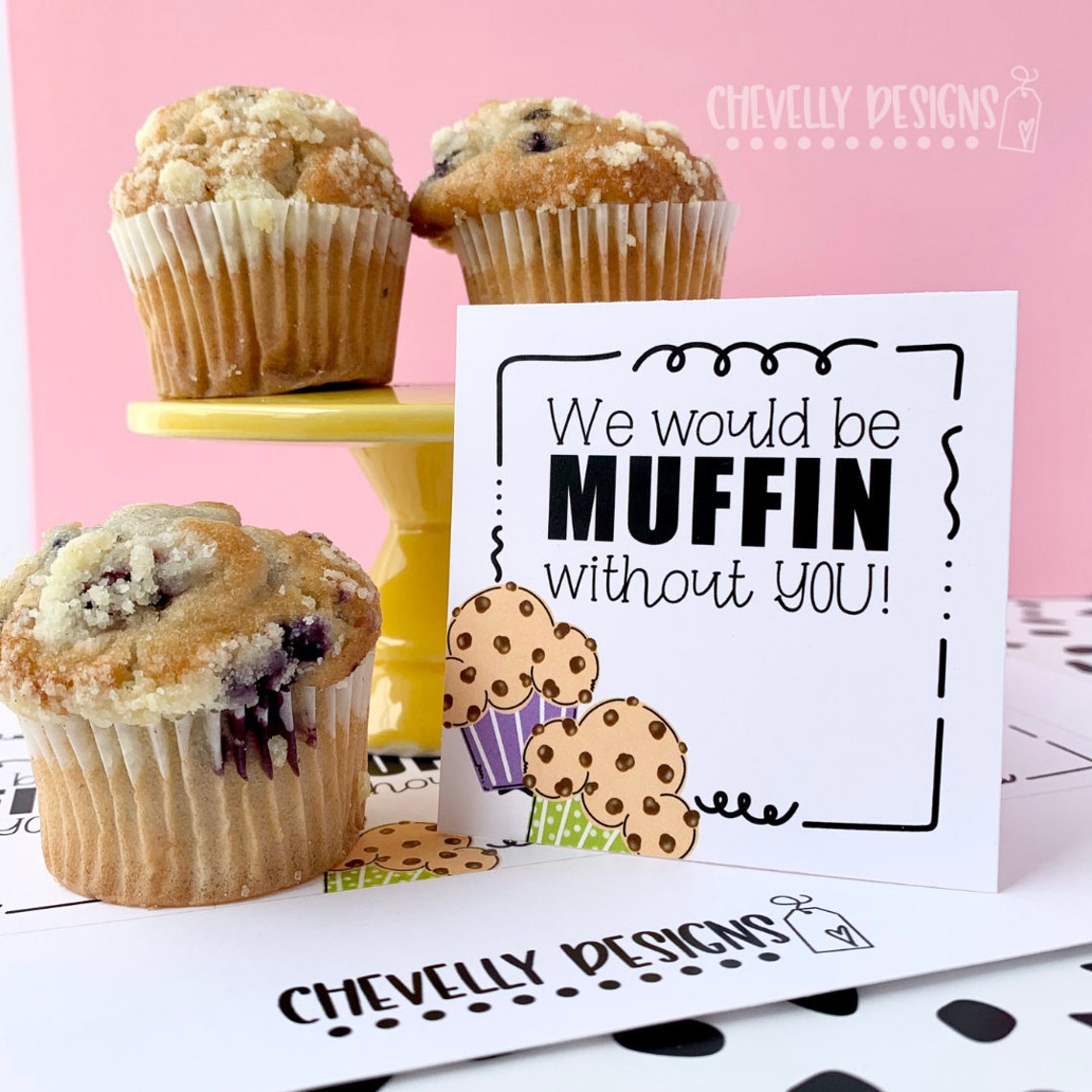 Printable Muffin Without You Gift Tags instant - Etsy Singapore