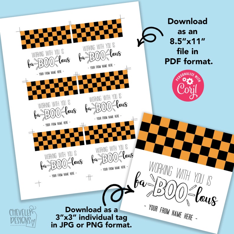 EDITABLE - Working With You is Fa-boo-lous - Coworker and Staff ...