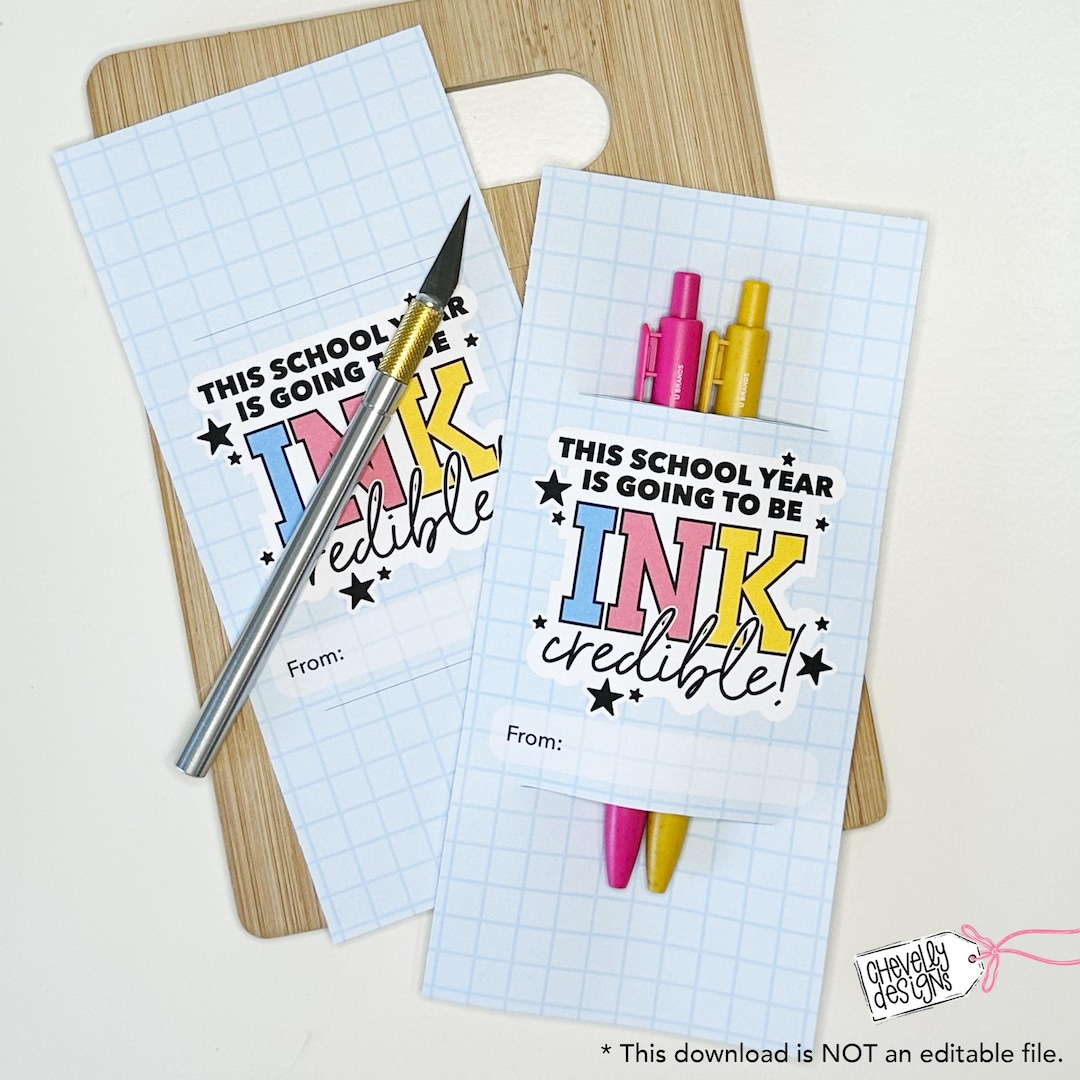 Printable Back to School Pen Holders, This School Year is Going to Be ...