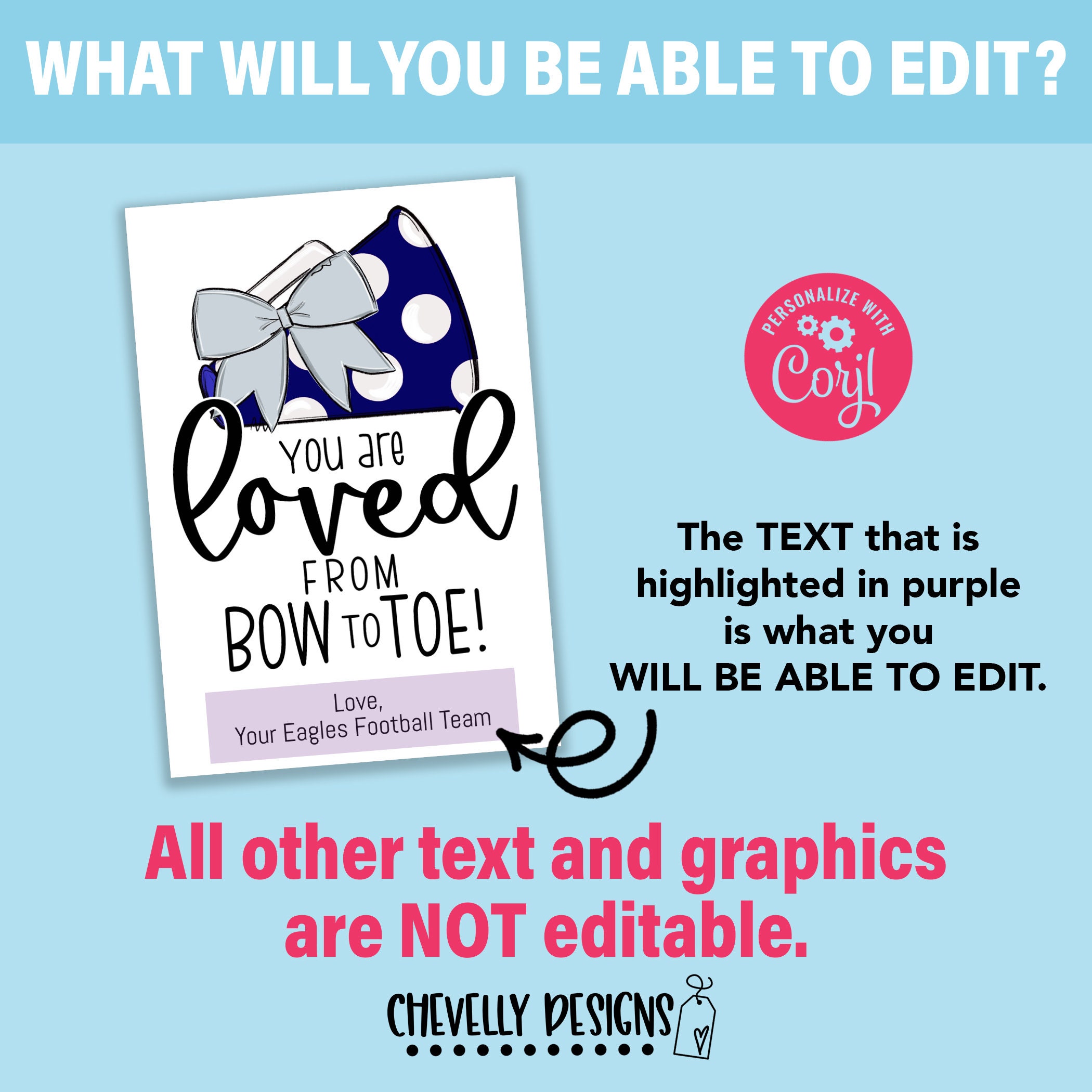 Editable - Gift Tags for Cheerleaders - Silver Gray and Navy Blue Cheer ...