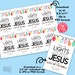 EDITABLE Jesus, Light of the World Printable String of Christmas Lights ...