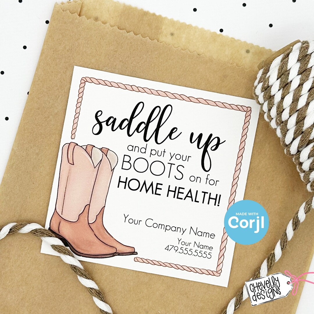 EDITABLE - Saddle up and Put Your Boots on for Home Health - Referral ...