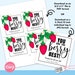 EDITABLE You Are the Berry Best Strawberry Appreciation Gift Tag ...