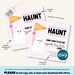 Editable Halloween Referral Gift Tag: Printable Cute Ghost Marketing ...