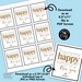 EDITABLE Happy Happy Happy New Year Gift Tags Printable Digital File HT ...