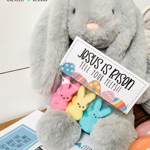 Jesus is Risen...tell Your Peeps Easter Treat Bag Toppers - Etsy
