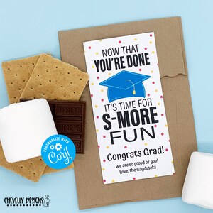 Editable - Time for S'more Fun - Graduation - End of School Student ...