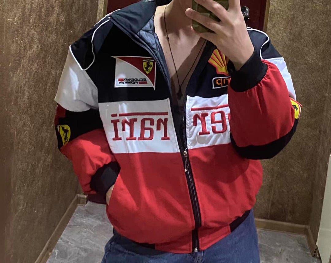 Ferrari Racing Jacket F1-formula 1 Vintage Unisex-track Limited-rare ...