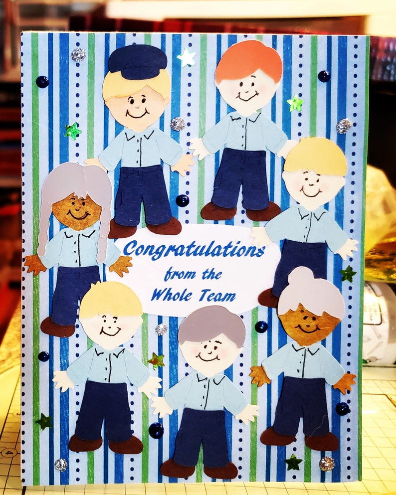 Congratulations From the Whole Team Card - Etsy