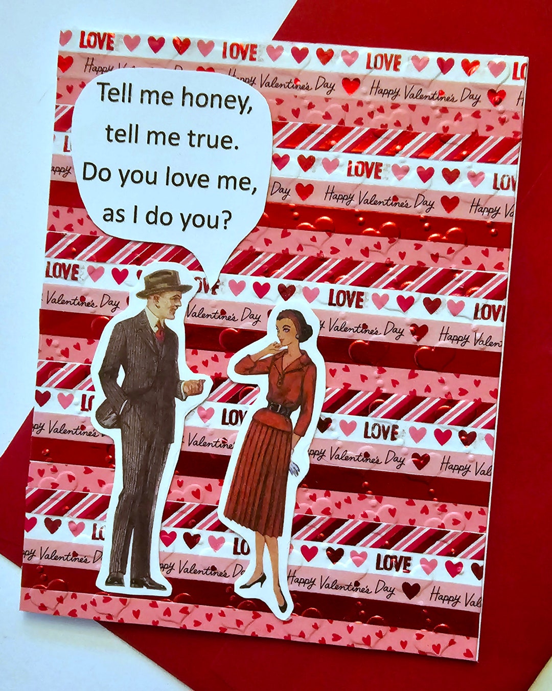 1950s Do You Love Me Card - Etsy
