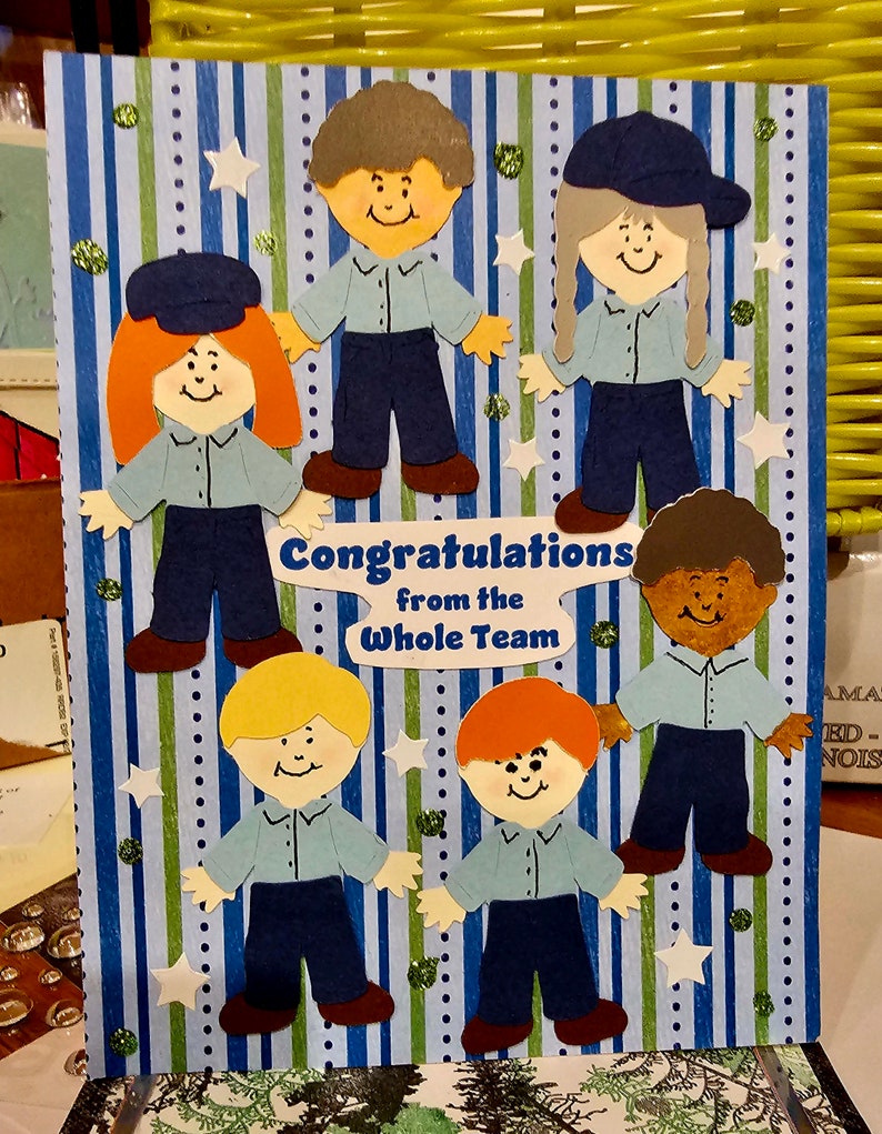 Congratulations From the Whole Team Card - Etsy