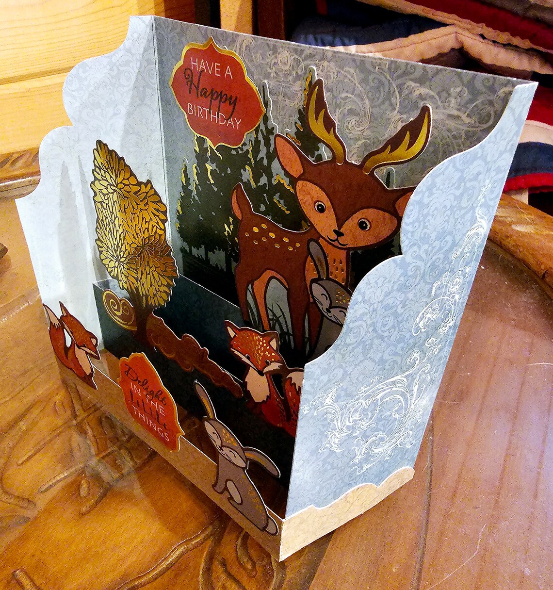 Forest Friends Happy Birthday Card - Etsy