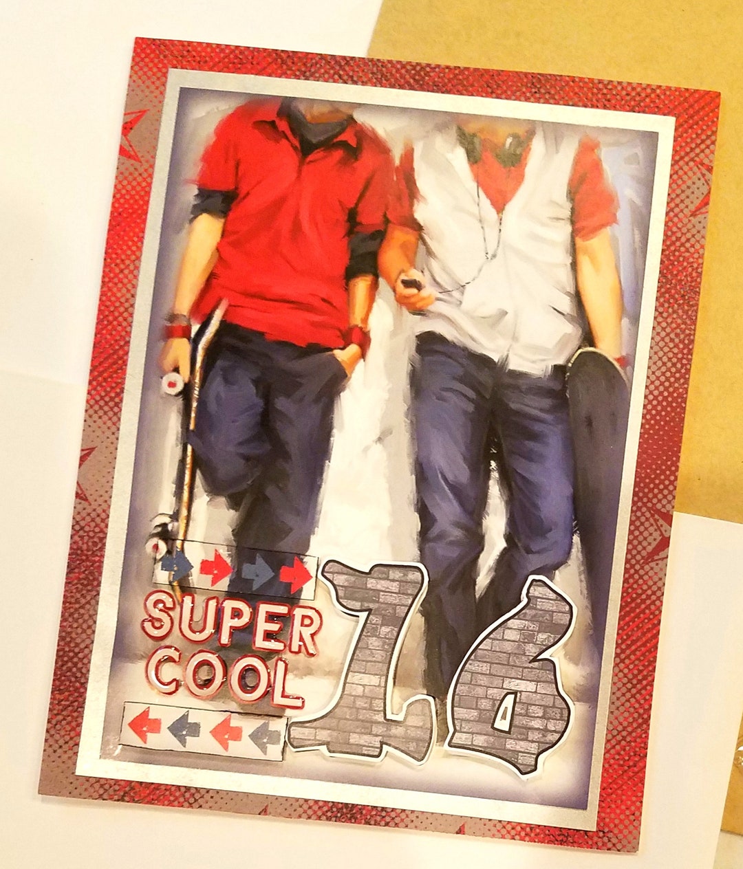 Happy Super Cool 16th Birthday Card - Etsy