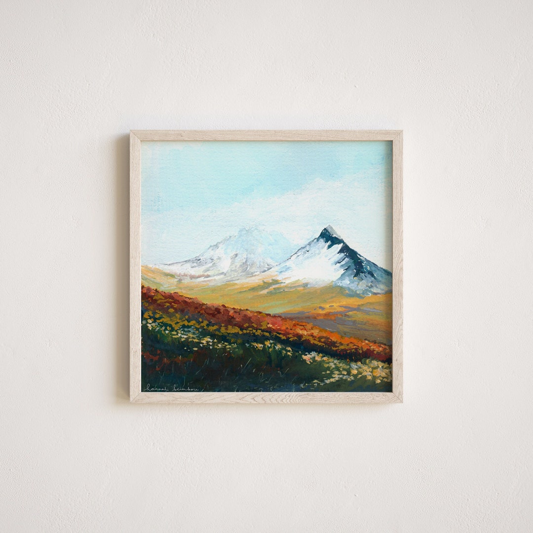 Mountain Art Print, "alpine Autumn", Fine Art Print, Fall Collection - Etsy