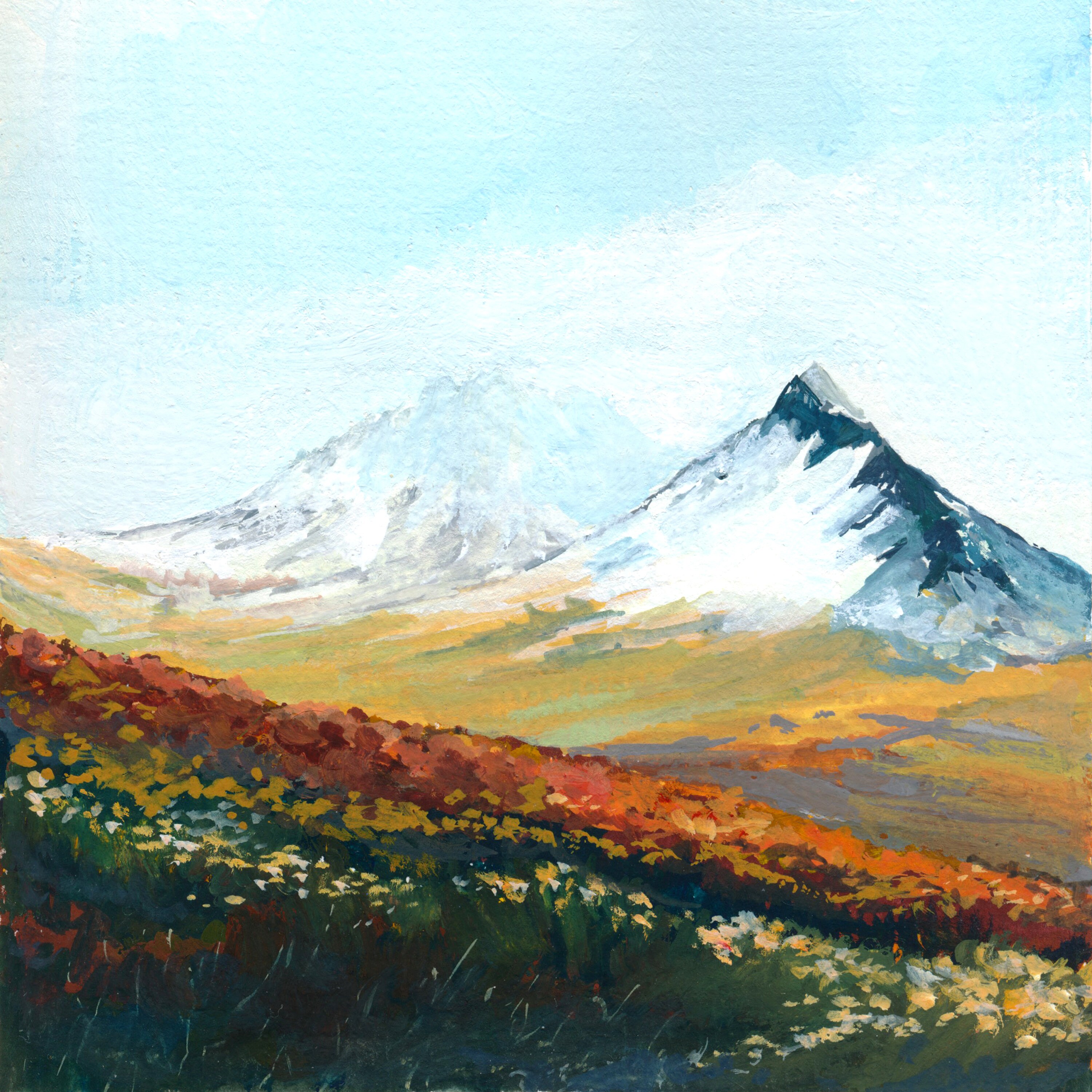 Mountain Art Print Alpine Autumn Fine Art Print Fall | Etsy