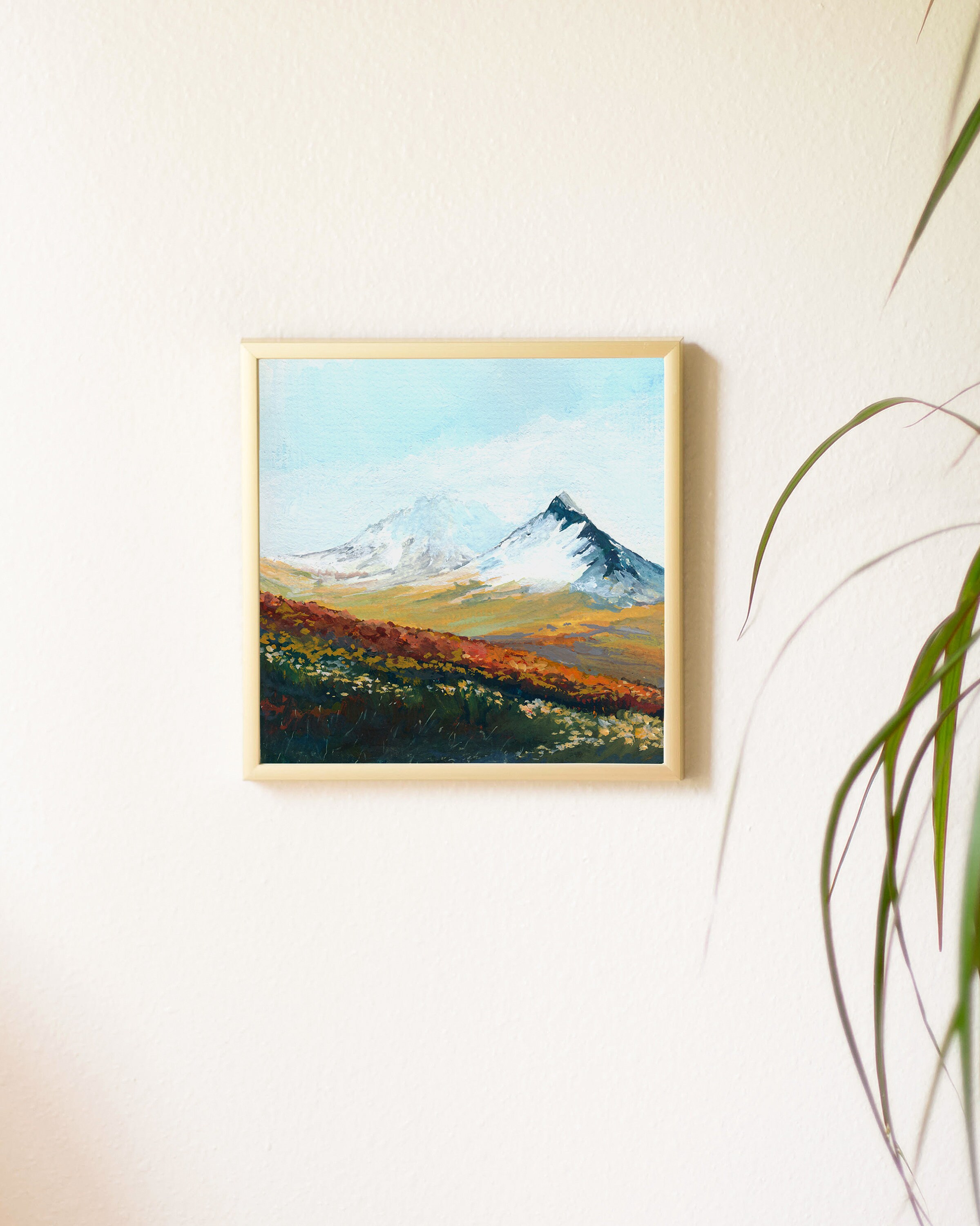 Mountain Art Print Alpine Autumn Fine Art Print Fall | Etsy