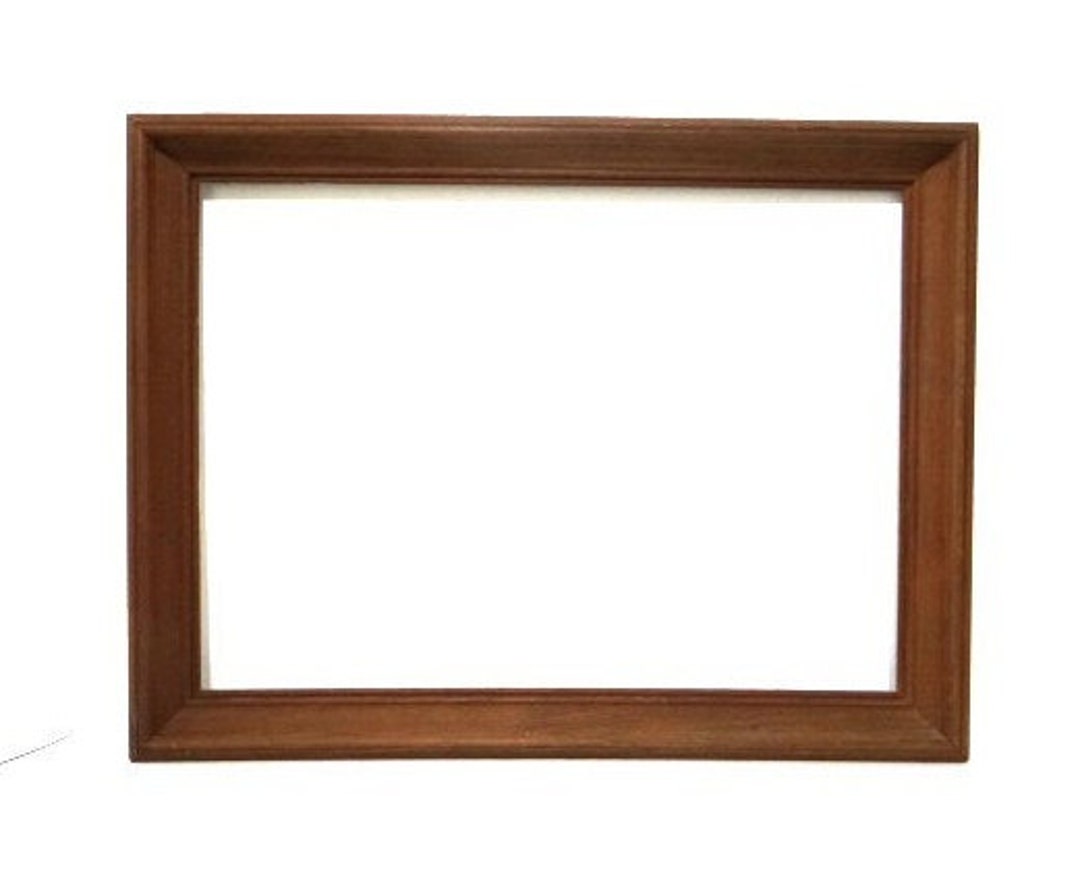 Large Vintage 16x22 Frame Wood 25-inch-long Frame Midcentury Classic ...