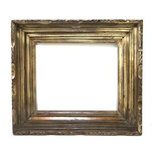 Vintage 10x12 Wood Deep Well Frame 17-inch Classic Midcentury Frame ...