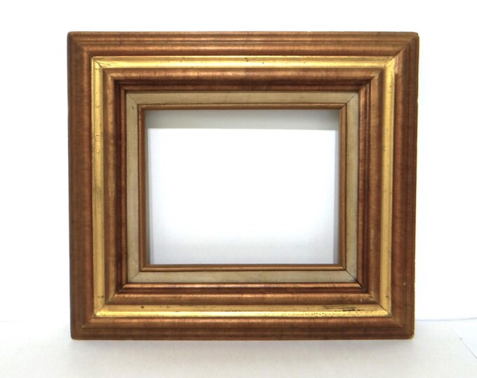 Vintage Gold 8X10 Wood 17-inch Frame Gold Gilded and Copper Classic ...