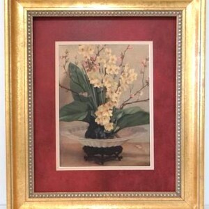 Gold Gilded 14x17 Wood Frame 21-inch Beaded Inside Trim Picture Frame ...