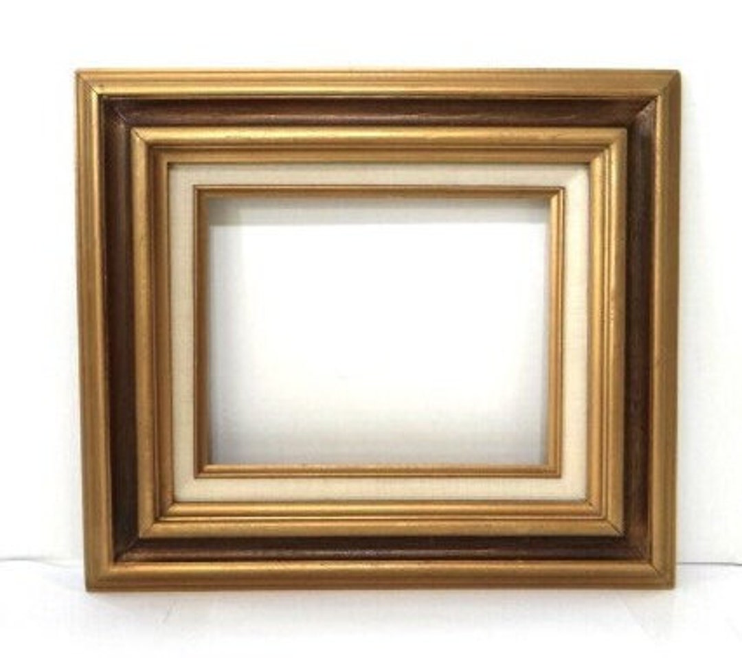 Vintage Gold 8X10 Wood 16-inch Frame Gold Gilded Classic Frame Painting ...