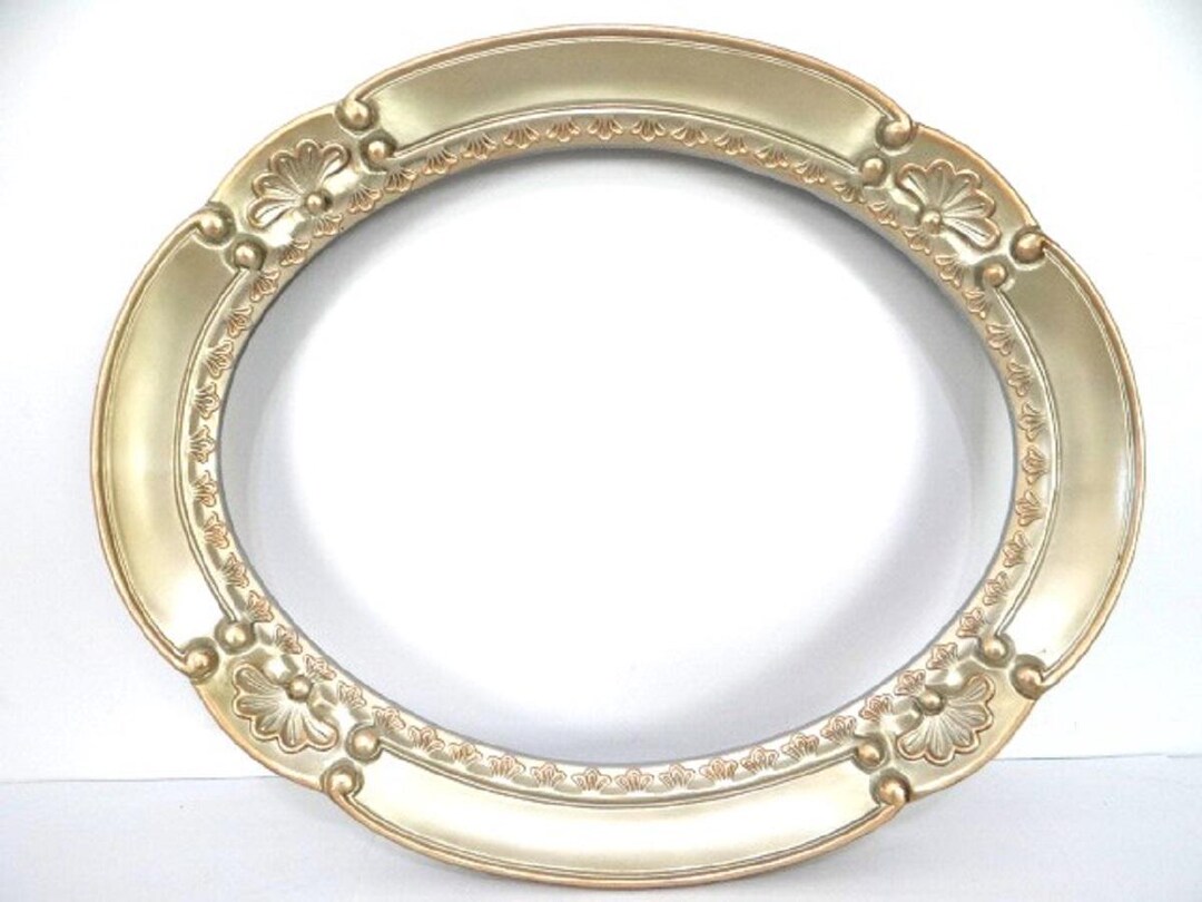 2 Gold and Champagne 8x10 Oval Frames Gallery Wall Frames Wedding Photo ...