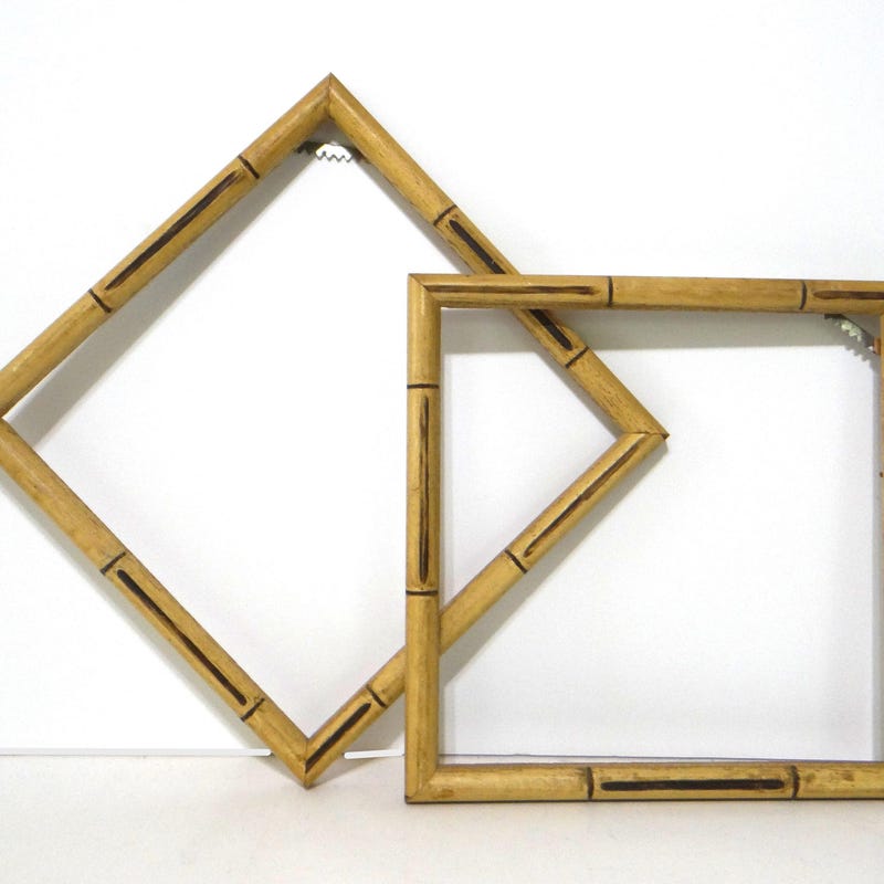 Bamboo Picture Frames - Etsy