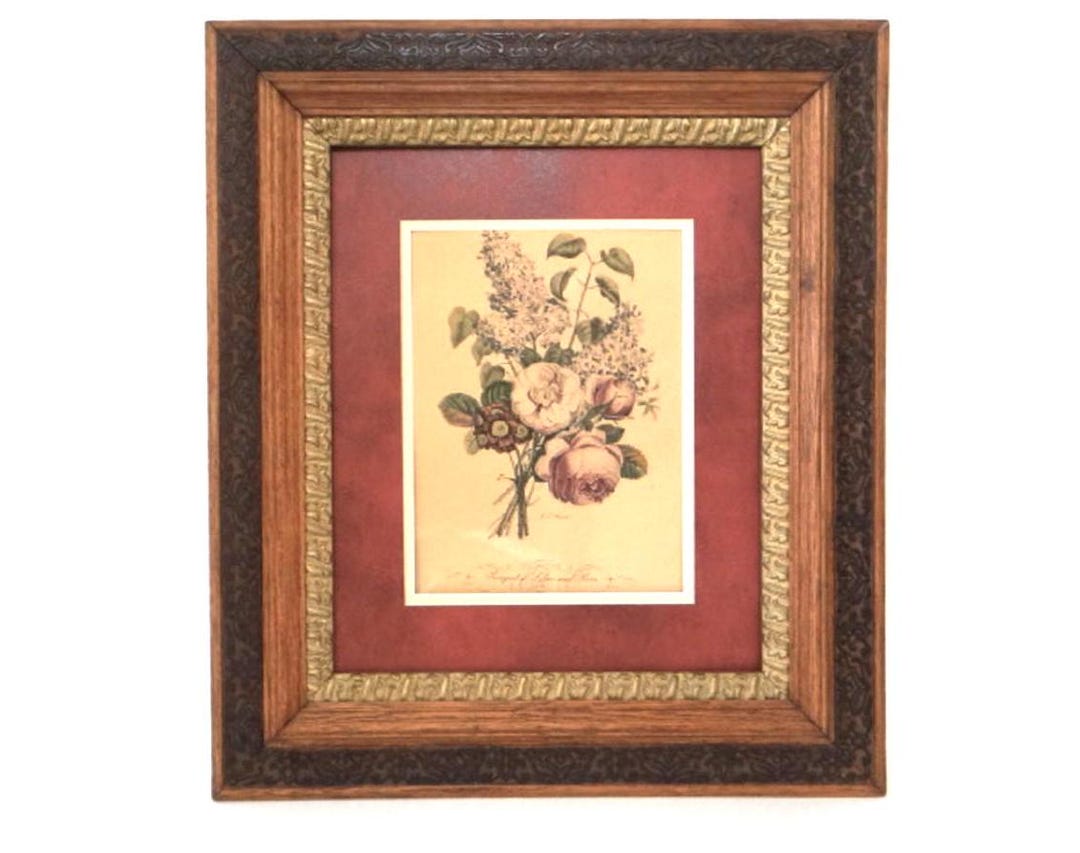 Antique 24-inch 14x17 Wood Frame Victorian Gold Gilded Ornate Picture ...