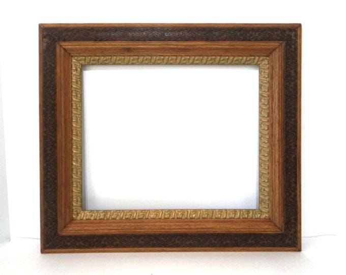 Antique 24-inch 14x17 Wood Frame Victorian Gold Gilded Ornate Picture ...