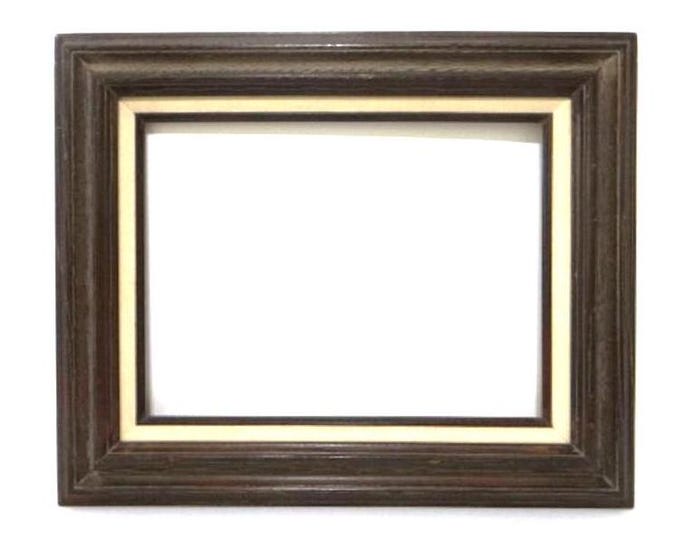 Large Vintage 12x16 Wood Frame 22-inch Classic Midcentury Frame Art ...