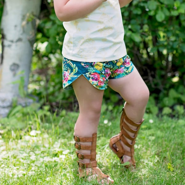 Girls Shorts Pattern - Etsy